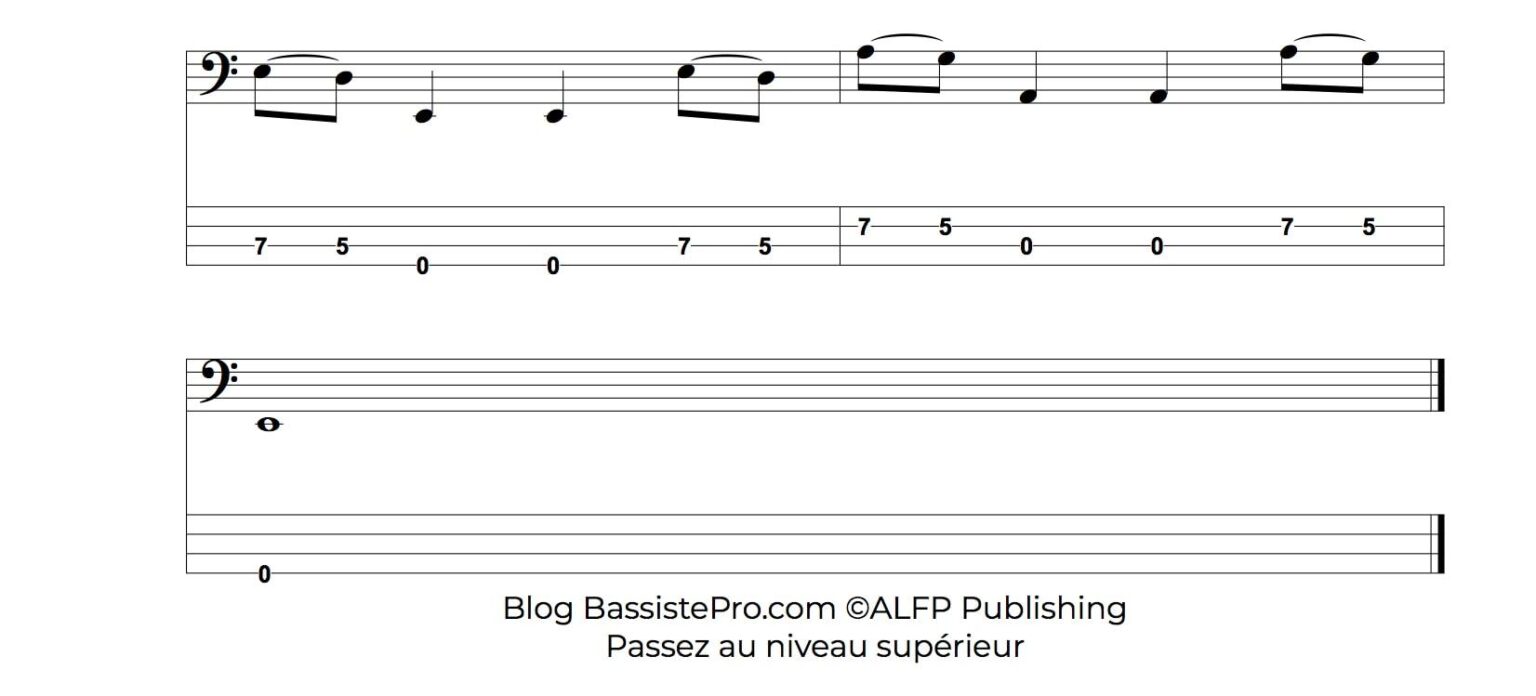 Technique Hammer-on et Pull Off - 1 Cours de basse GRATUIT